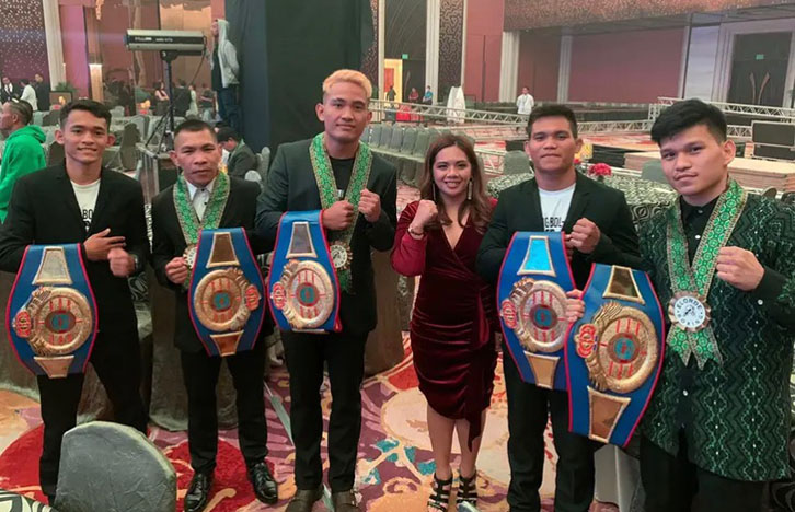 WBF Champions honoured at the 23rd Annual Gabriel ‘Flash’ Elorde Boxing Awards in the Philippines